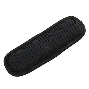 LUORNG Shoulder Strap Pad Black Removable Luggage Bags Shoulder Strap Pads Fastener Cushions for Bag Backpack Satchel