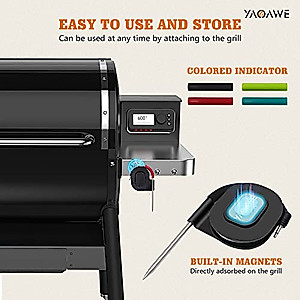 iGrill Pro Meat Probe Replacement for Weber Genesis/Spirit Gas and SmokeFire Pellet Grills, 2.5mm Plug Temperature Probe Kit for Weber Connect Smart