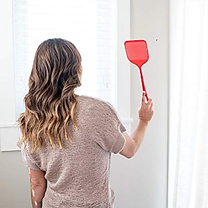Smart Swatter Fly Swatters | Assorted Color 2 Pack | Picks UP The Bug w/ 904 Spikes | Patented & Made in The USA | Insects, Bugs and Fly Killer