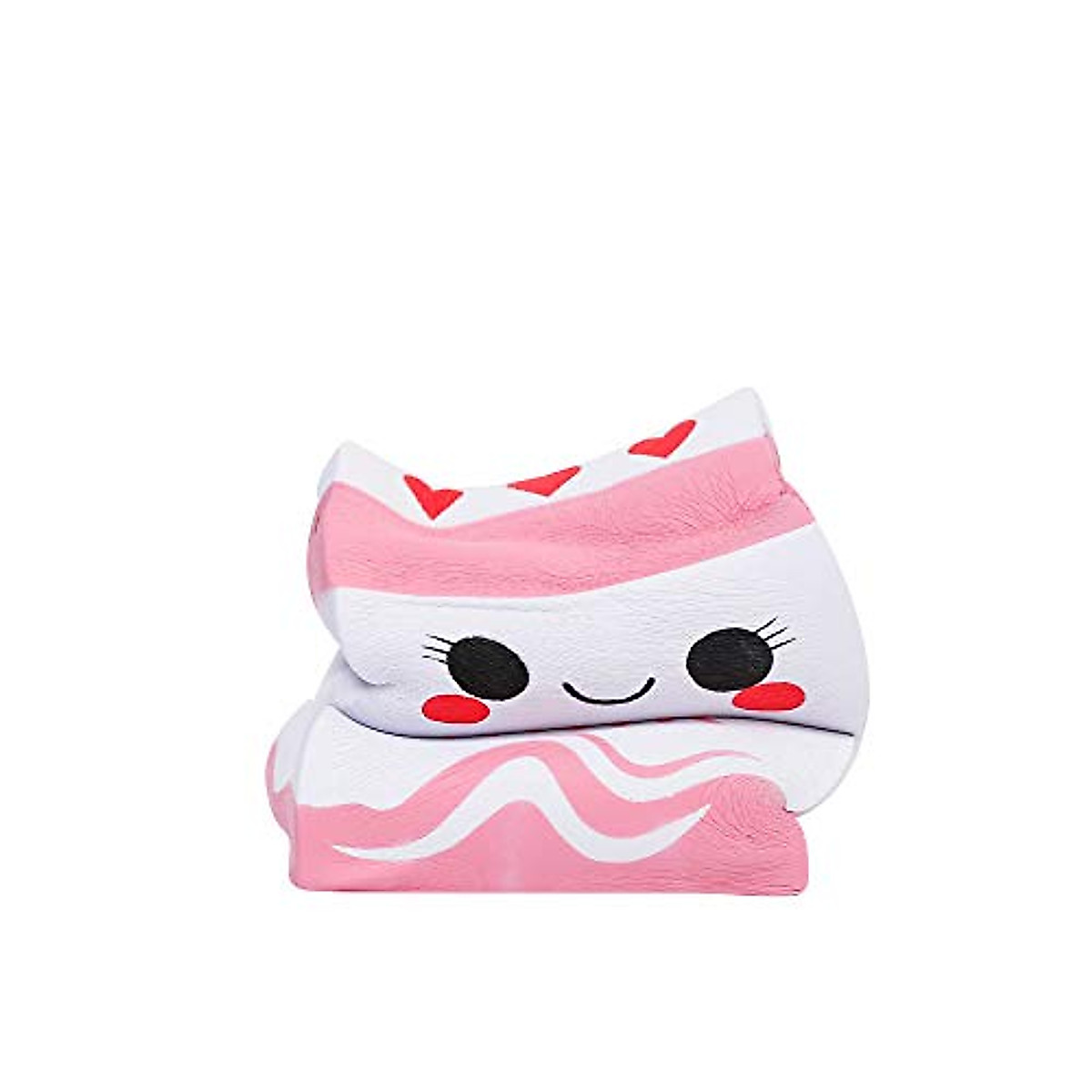 Anboor 8.9 Inches Milk Box Squishies Jumbo Soft Slow Rising Scented Kawaii Food Squishies Charms Stress Relief Kids Toys Decorative Props, Pink