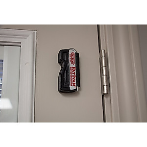 The Original Fat Ivan Fold Up Doorstop Wedge with Magnet - Black (2 Pack)