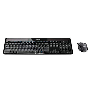 Logitech MK750 Wireless Solar Keyboard and Wireless Marathon Mouse Combo for PC