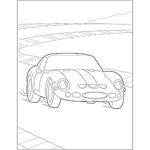 Coloring Book for Kids: Cool Cars & Trucks