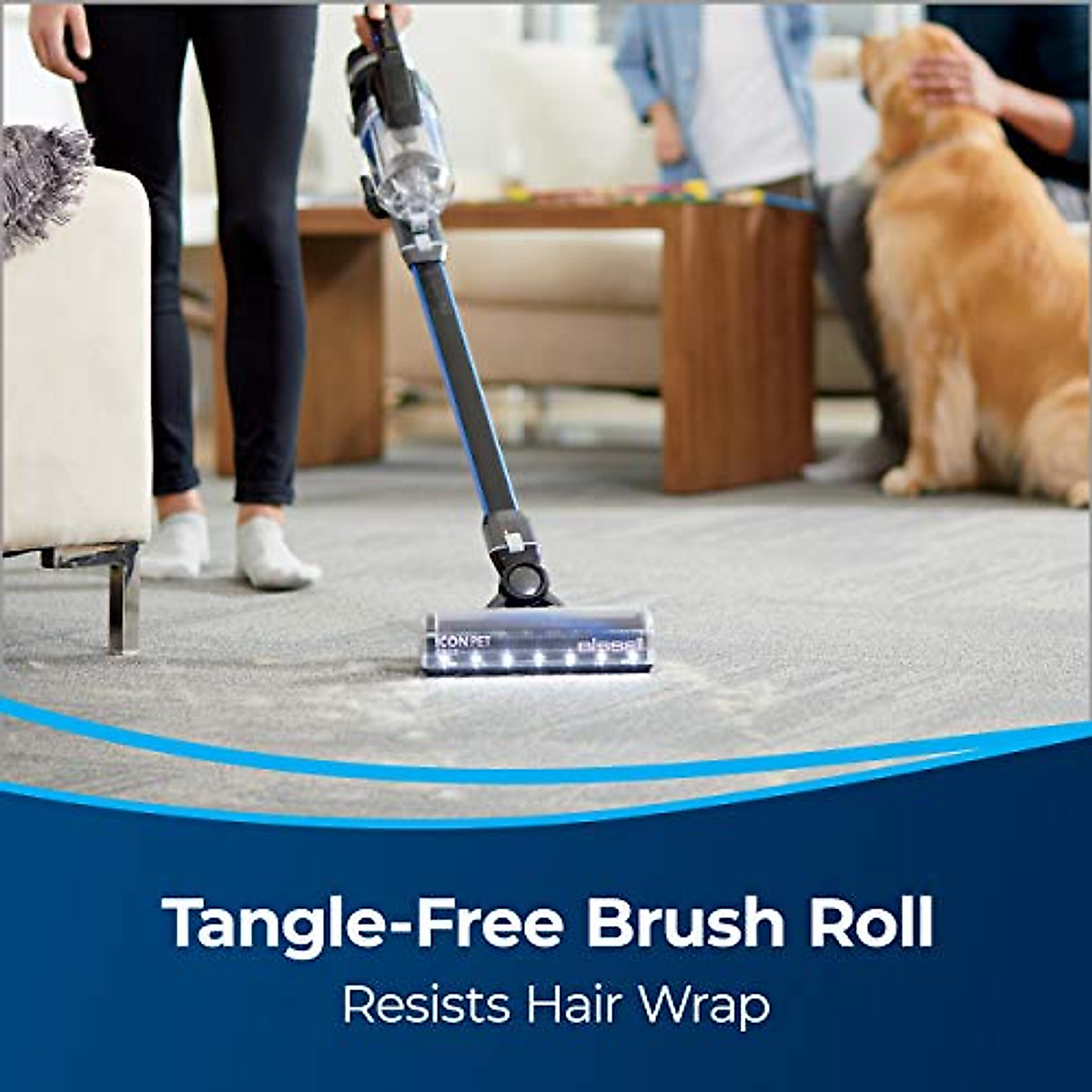 Bissell ICONpet Edge Cordless Vacuum, Blue/Black