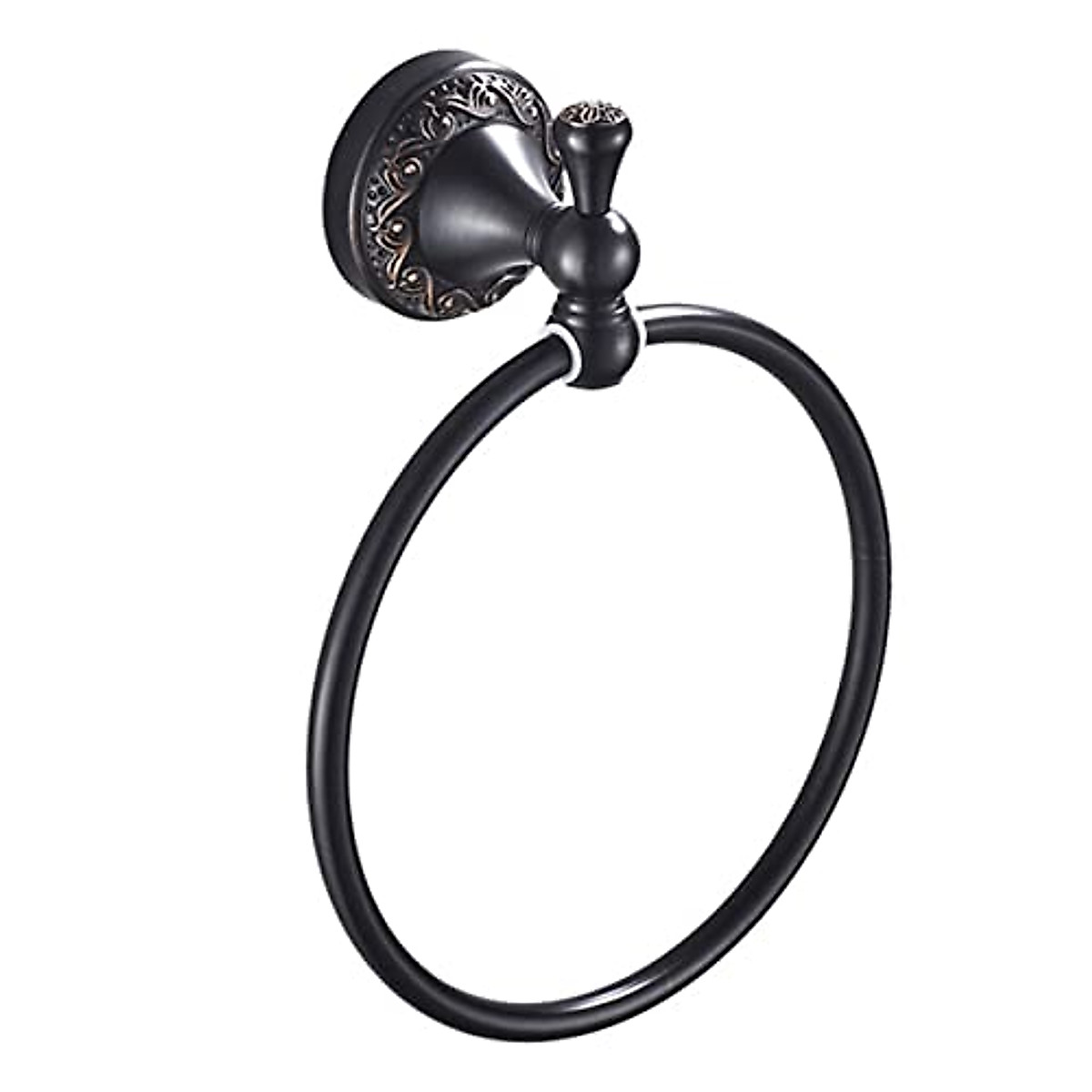 Black Towel Holder Black Towel Ring Towel Rack Black Vintage Black Bronze Brushed Towel Ring Round Black Towel Rack