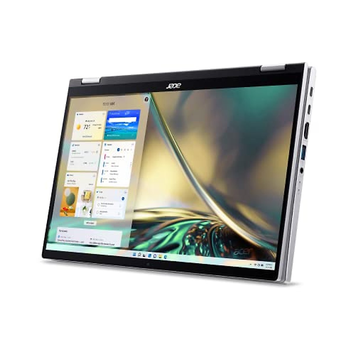 Acer Spin 3 Convertible Laptop | 14" 1920x1080 IPS Touch Display | Intel Core i5-1235U | Intel Iris Xe Graphics | 8GB LPDDR4X | 512GB PCIe Gen 4 SSD | WiFi 6 | Dockable Active Stylus | SP314-55N-53GS