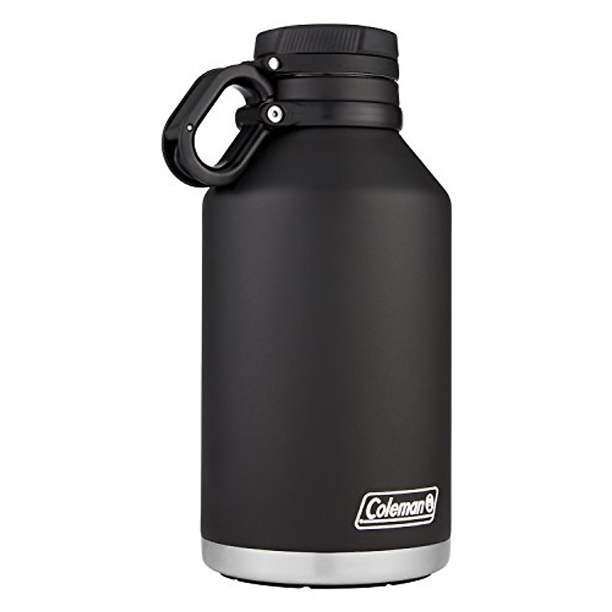 Coleman Insulated Stainless Steel Growler, Black, 64 oz.