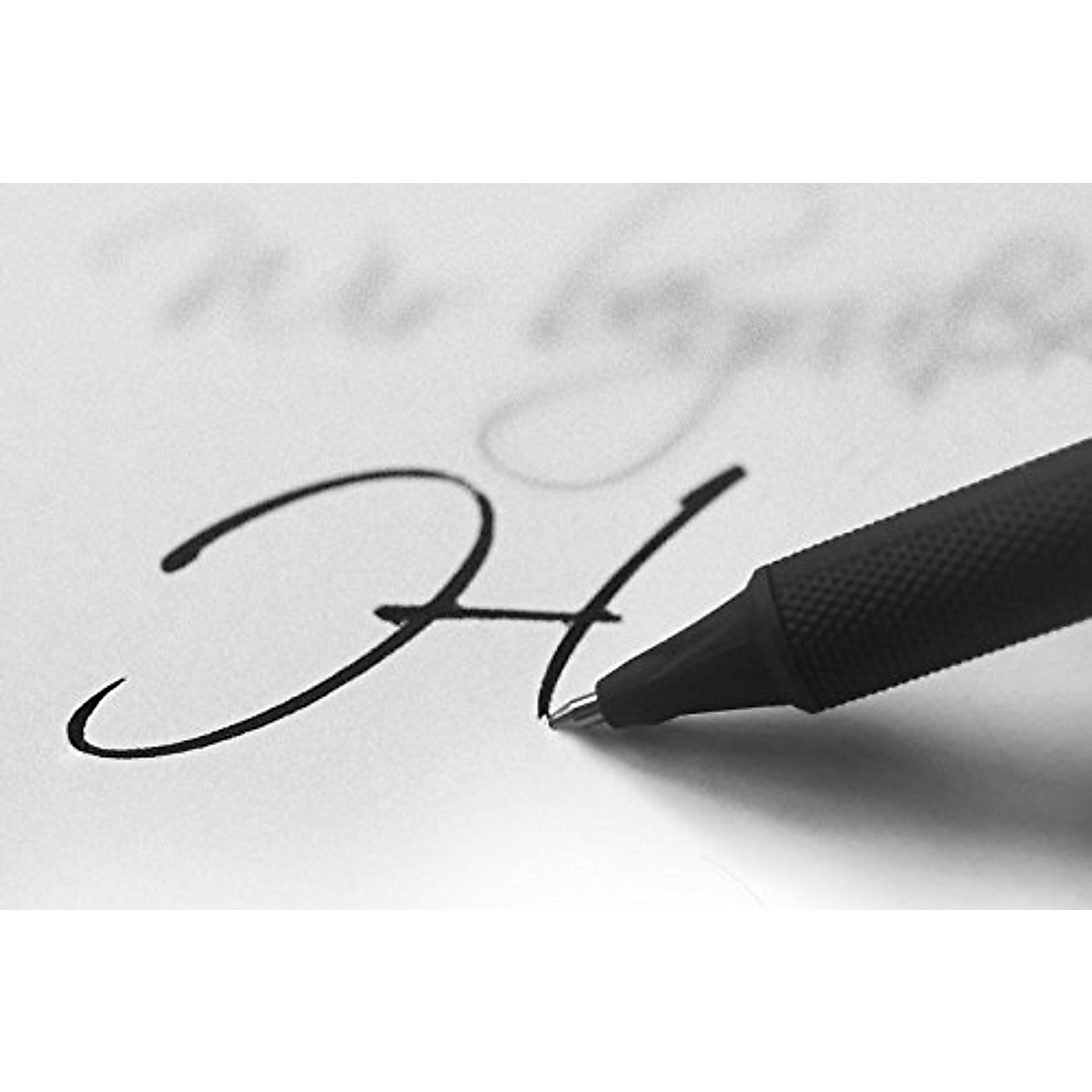 Kihamp Pens,Black lnk Pens Kits,Gel Pens,Office Pen, Black,1.0mm 12-Count (Bold Point, Golden)