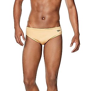 Speedo Men's Standard Swimsuit Brief Endurance+ The One, Gold, 30