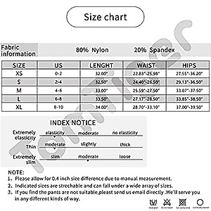 TomTiger Women's Yoga Pants High Waisted Workout Yoga Leggings for Women Butt Lifting Tummy Control Booty Tights (Black, L, l)