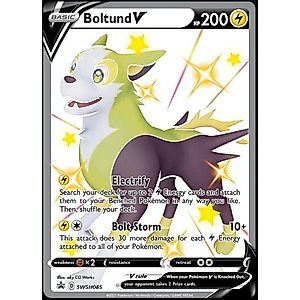 Pokemon - Boltund V - SWSH085 - Shining Fates - Black Star Promo - Full Art Card