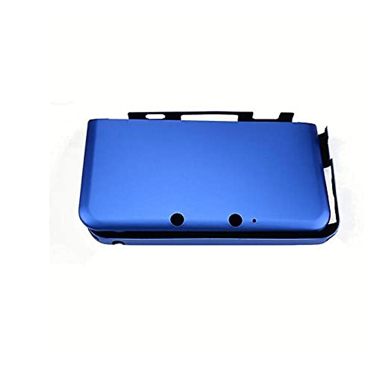Aluminium Alloy Protective Case Front Back Faceplate Plates Top Cover & Bottom Battery Housing Shell Case Cover for 3DS XL LL Console - Blue