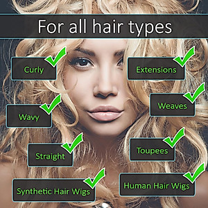 RemySoft Beauty & Opulence Boar Bristle Brush - Safe For Hair Extensions, Weaves and Wigs