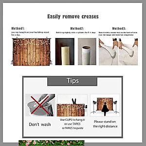 LTLYH 7x5ft Brown Wood Photography Backdrop Photographers Brown Photo Backdrop Retro Wood Wall Backdrop Baby Shower Birthday Party Banners Backdrop 216…