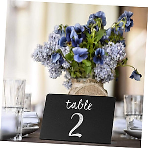 Ciieeo 4pcs Mini Blackboard Easel Wedding Party Chalkboard Double Sided Chalkboard Wedding Display Blackboard Mini Chalkboard Acrylic Blackboard Writing Board Small Blackboard Household