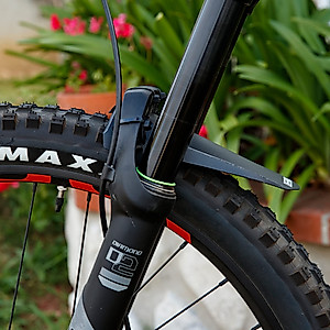 Defend Ride Mountain Bike Front Fender (Black) - Mud Guard 26'', 27.5'', 29'' MTB