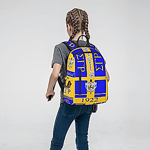 Sigma Gamma Rho Laptop Backpack, Lightweight Multifunctional College Laptop School Bag Sister Backpack Gift