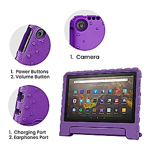 Merocab Kids Case for Fire HD 10 and Fire HD 10 Plus Tablet 11th Generation 2021 Release,Lightweight Shockproof Kid-Proof Cover with Stand for Kindle Fire HD 10 2021 11th 33