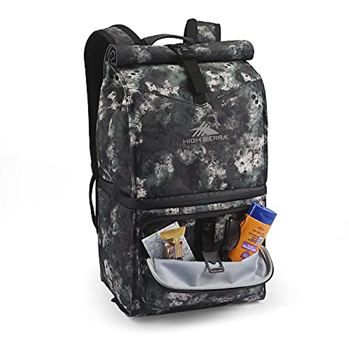 High Sierra Beach N Chill Cooler Backpack, Urban Camo, One Size