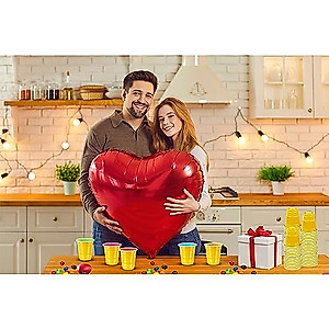 cssopenss 500 pcs 2 oz Plastic Shot Glasses yellow shot glasses disposable 2 oz yellow solo cups for drinking Tastings served Snacks Jello Tastings and Samples