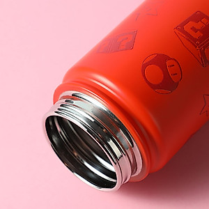 MINISO Super Mario Bros Collection Stainless Steel Water Bottle with Handle - 900mL