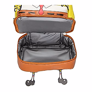 INTIMO Nickelodeon SpongeBob SquarePants Character Face Dual Compartment Lunch Box Bag