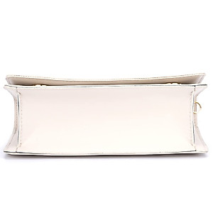 Olivia Miller Women's Fashion Kai Quilted Texture PU Vegan Leather w Front Flap n Removable Strap, Black Small Crossbody Bag, Evening Everyday Casual Work Purse Handbag