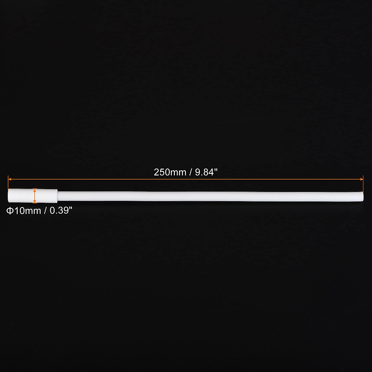 MECCANIXITY Magnetic Stir Bar Retriever 250mm(9.84 inch) Length PTFE Coating White