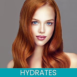 Arganatural Argan Leave-In Conditioner & Detangler for Damaged Hair, 8 fl oz Spray Bottle, Macadamia and Argan Oil, Paraben Free Hair Care