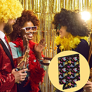 12 Pieces Retro 80s 90s Vintage Beer Can Coolers Sleeves Neoprene Drink Holders Bottle Can Sleeves Retro Party Supplies Memphis Fashion 80s Neon Can Cooler Sleeves 80s 90s Retro Party Supplies