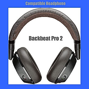 JULONGCR Backbeat Pro 2 Earpads Replacement Voyager 8200 UC Ear Pads Cushions Parts Cover Cups Muffs Compatible with Plantronics Voyager 8200 UC/Backbeat Pro 2 Headphones. (Black)