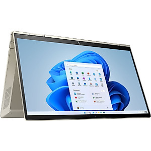 HP - Envy 2-in-1 13inch Touch-Screen Laptop - Intel Evo Platform Core i5-1135G7 - 8GB Memory - 256GB SSD - Pale Gold - Backlit Keyboard -Fingerprint Reader -Thunderbolt - WiFi 6 13-13.99 inches
