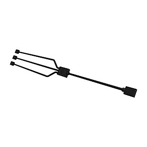 Cooler Master R4-ACCY-RGBS-R2 1-to-3 RGB Splitter Cable for LED Strips, RGB Fans, 5pcs 4-Pin Header Computer Cases, CPU Coolers and Radiators RGB Fans