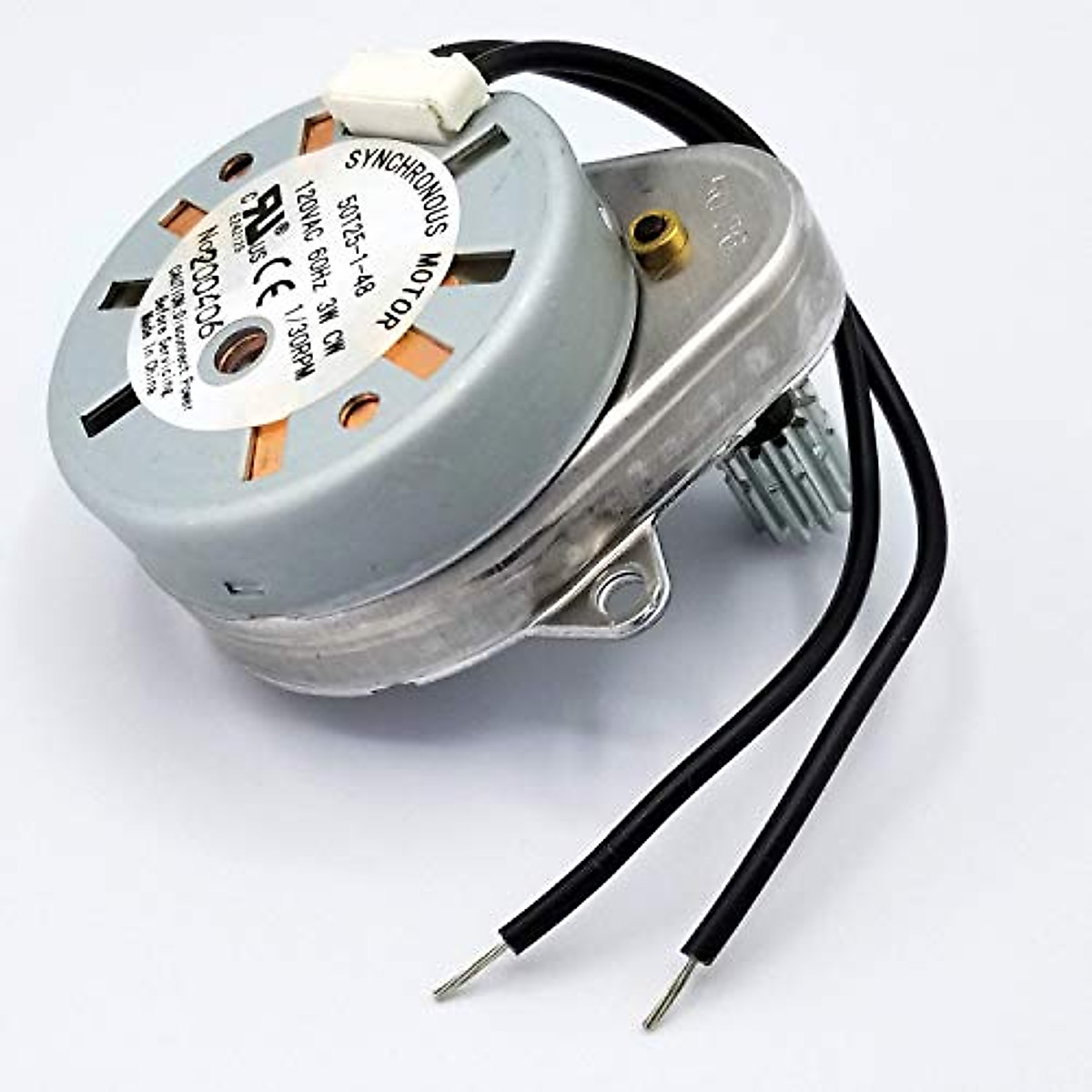 Fleck Style 5600 Timer Motor Replacement - 120VAC 60Hz 3w with Mounting Screws | Fleck Style 18743 with 11384 | Fleck Style 2510/3200 / 9000 Timer Motor