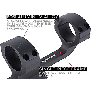 Monstrum 1-4x20 Rifle Scope | Flat Dark Earth | Moonstrum Offset Scope Mount with Integrated Level Bubble | Bundle