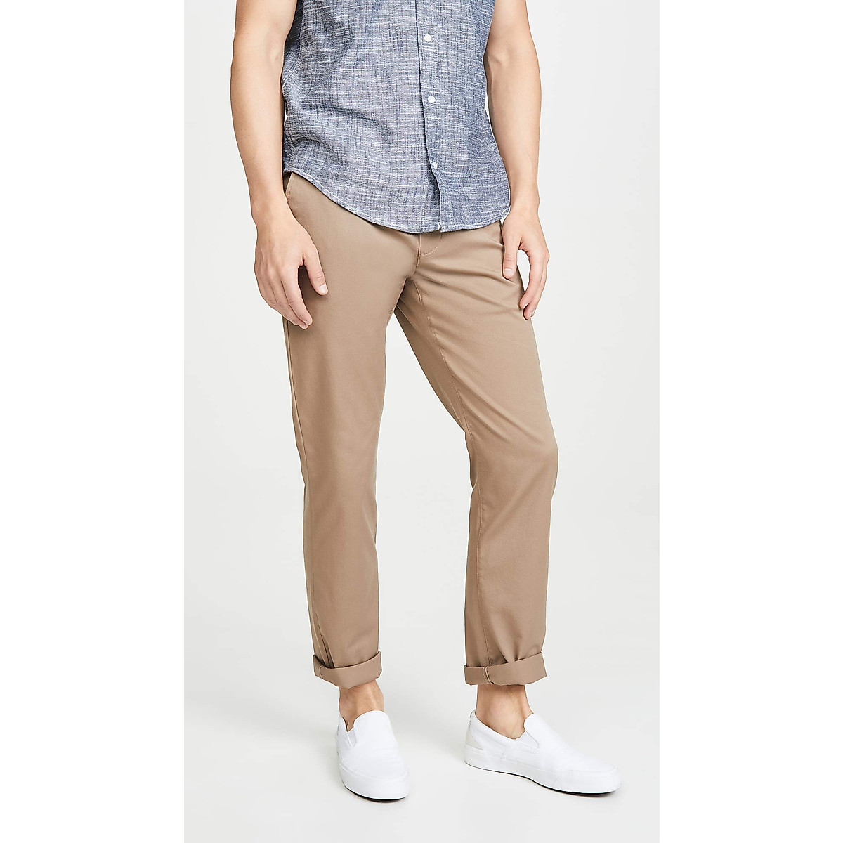 RVCA mens The Weekend Stretch Chino Casual Pants, Dark Khaki, 34 US