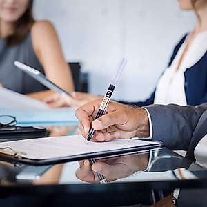 Rollerball Pens, 30 Pack Fine Point Rollering Ball Pen, 0.5mm Fine Tip Liquid Ink Pens, Quick-Drying Pen for Writing, Notetaking and Drawing