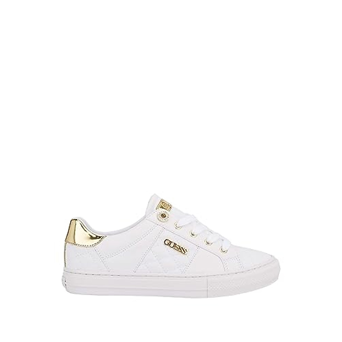 Guess Women's Loven Sneaker, White, 10