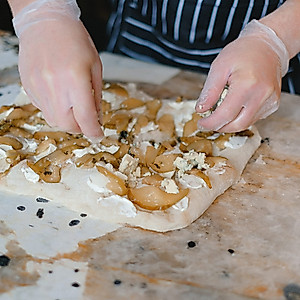 Schneider Clear Vinyl Exam Gloves, 4-mil, Small 100-ct Box, Latex-Free Disposable Rubber Gloves For Medical, Cleaning, Food Prep - Food Safe , Powder-Free, Non-Sterile