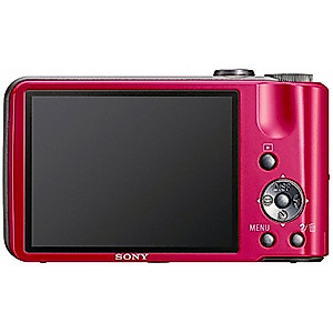 Sony Cyber-Shot DSC-H70 16.1 MP Digital Still Camera with 10x Wide-Angle Optical Zoom G Lens and 3.0-inch LCD (Red)