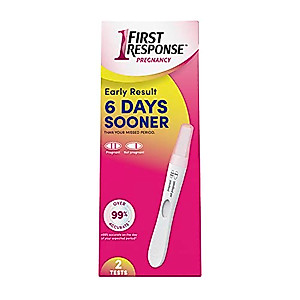 First Response Early Result Pregnancy Test, 2 Pack (Packaging & Test Design May Vary)