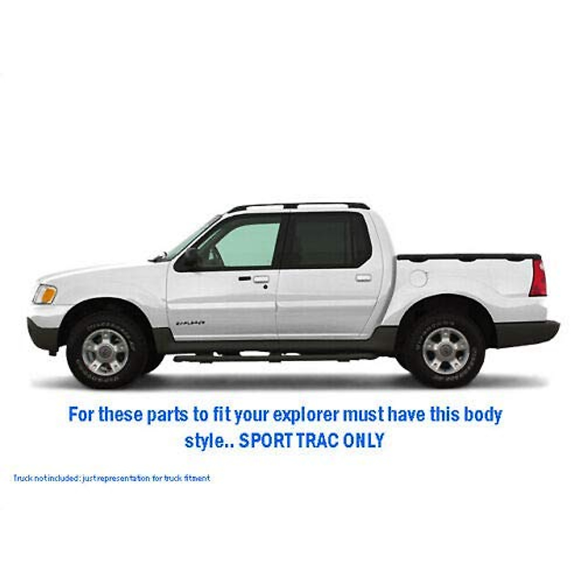 Detroit Axle - 4WD Shock Absorbers for 1995-2001 Explorer Mercury Mountaineer, 2001-2005 Ford Explorer Sport Trac, 4 Complete Shock Absorber Assembly Front and Rear Replacement