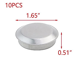 T Tulead Sink Hole Cover Stainless Steel for Dia 1.5-Inch Kitchen Faucet Hole Cove Brushed Nickel Pack of 10