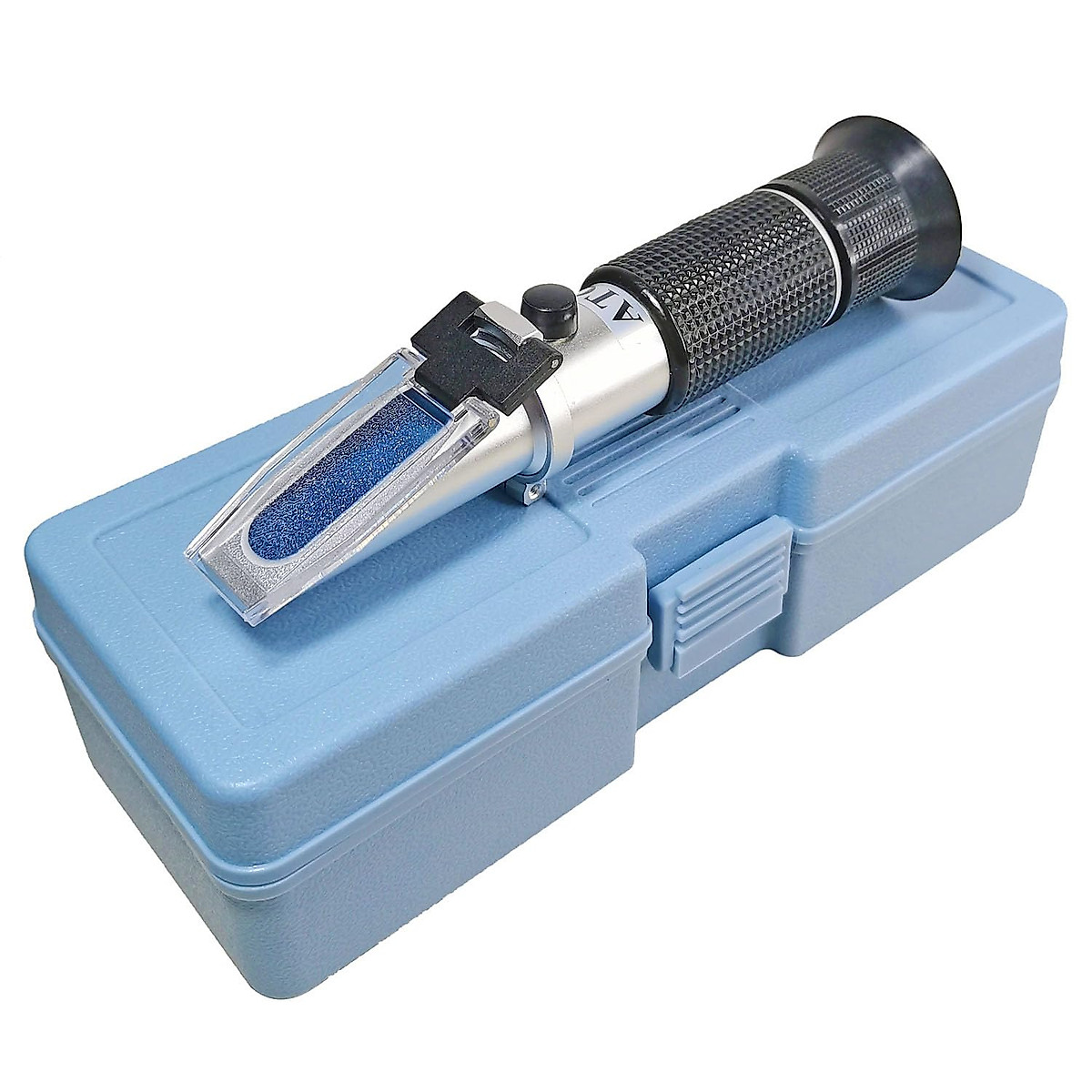 Agriculture Solutions Antifreeze Refractometer Displaying in Fahrenheit for Checking Freezing Point of Automobile Antifreeze Systems and Battery Fluid Condition. Battery Acid, Glycol, Coolant, Antifreeze Tester