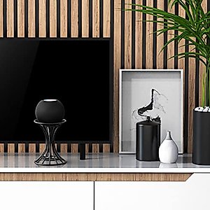Hangcheng Smart Speaker Table Stand for Echo Dot 5nd/4rd/3th/2th Gen, Echo 4nd/3rd/2th Gen, Echo Glow, Homepod Mini and Google Home Mini/Nest Mini,Desktop Holder Protect Smart Speaker
