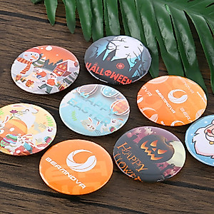 BEAMNOVA Button Maker Machine DIY Round Pin Maker Kit, 32mm / 1.26 in (About 1-1/4 Inch) Badge Press Machine with 1000 Button Blanks Parts Supplies