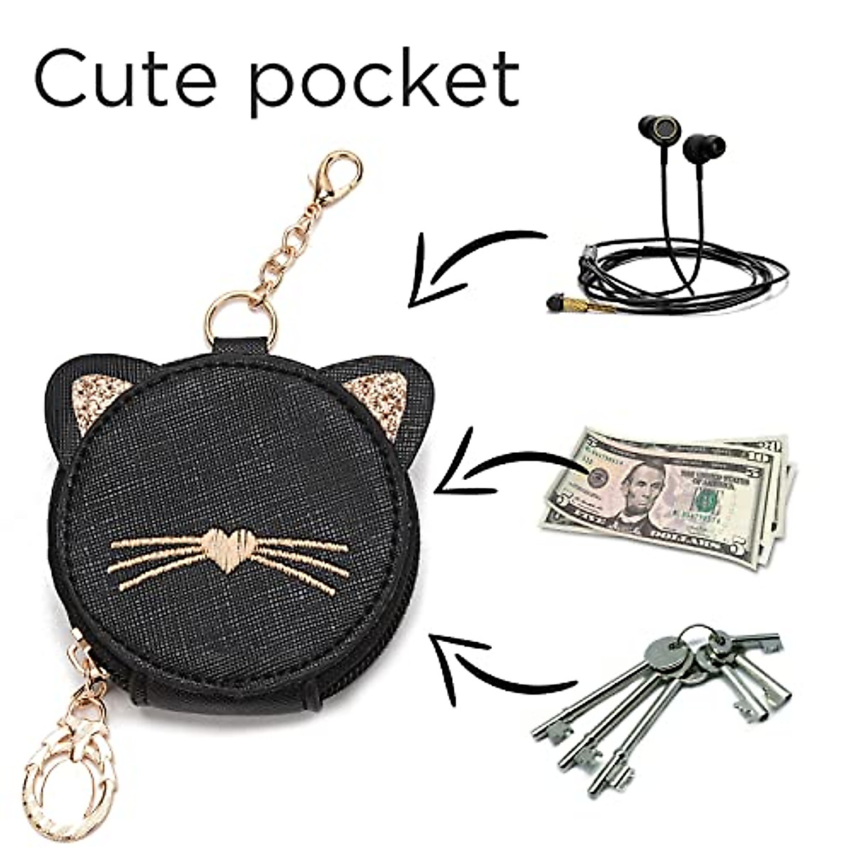 I IHAYNER Girls Fashion Backpack Mini Purse Backpack for Women Small Leather Backpack Purse for Teen Girls with Coin Purse and Tassel Black