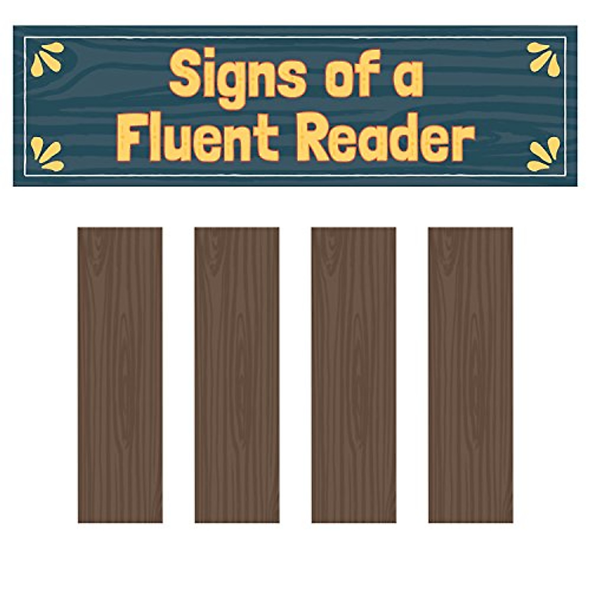 Carson Dellosa Signs of a Fluent Reader Mini Bulletin Board Set (110384)