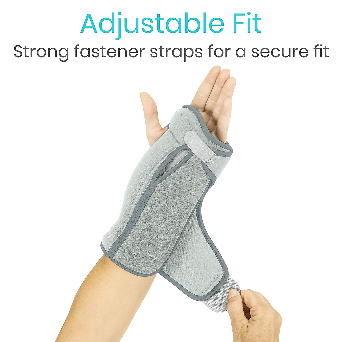 Vive Night Wrist Splint Brace - Left, Right Hand Sleep Support Wrap - Breathable & Lightweight Cushion Compression Arm Stabilizer for Carpal Tunnel, Men, Women, Kids, Tendonitis, Sports Pain