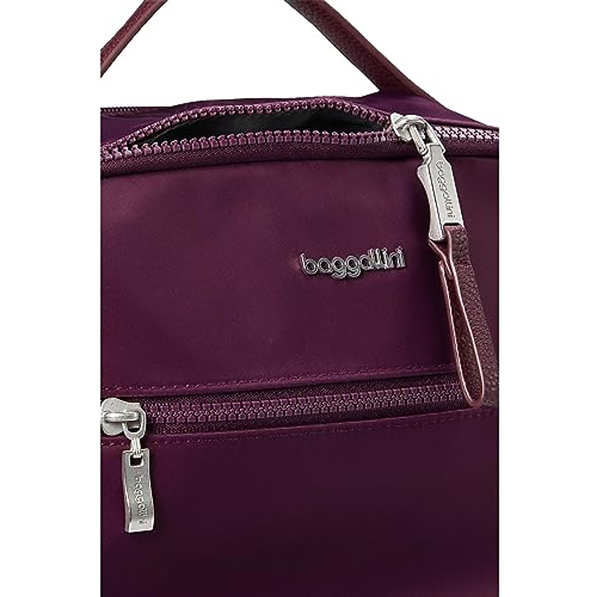 Baggallini Women's Tribeca Expandable Laptop Backpack, Mulberry